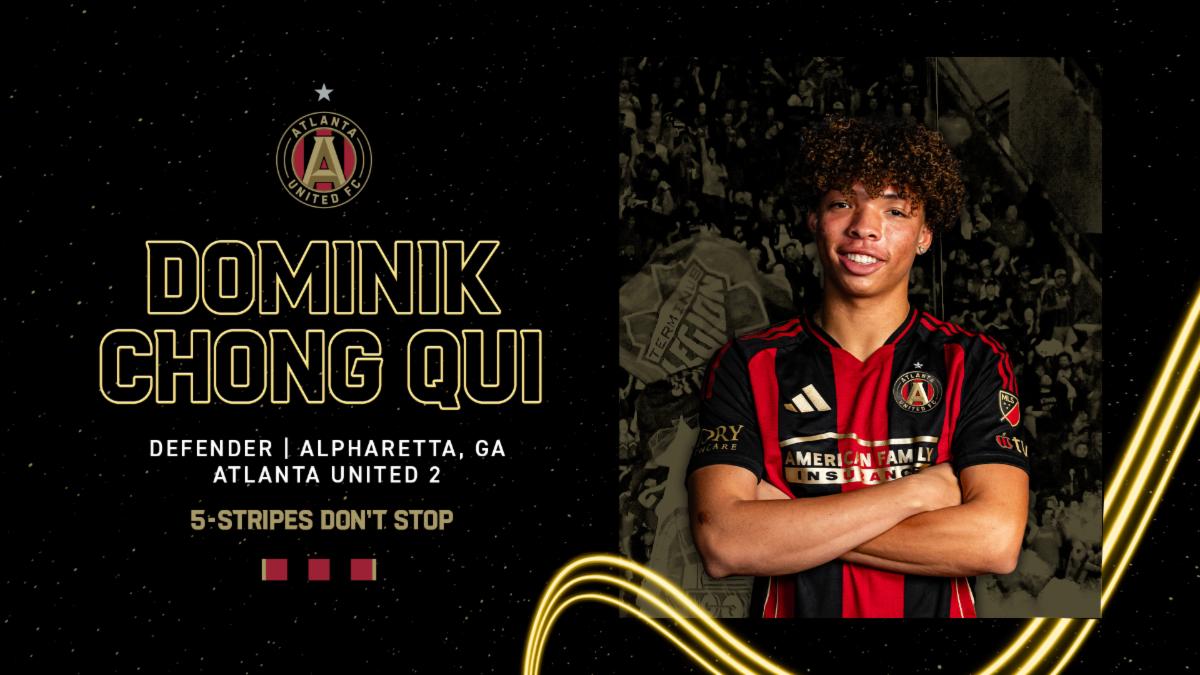 Dominik Chong Qui signs Homegrown Contract with Atlanta United