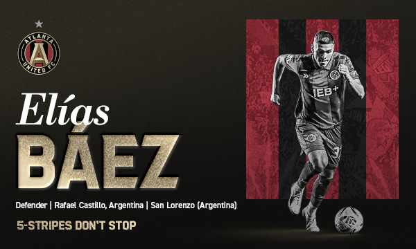 Atlanta United signs Defender Elías Báez from San Lorenzo